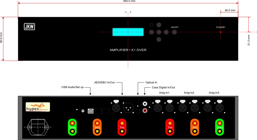 Hypex DLCP (DSP) with 6 Channel UcD Amp Project.