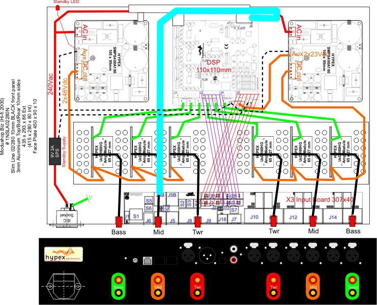 Hypex DLCP (DSP) with 6 Channel UcD Amp Project.